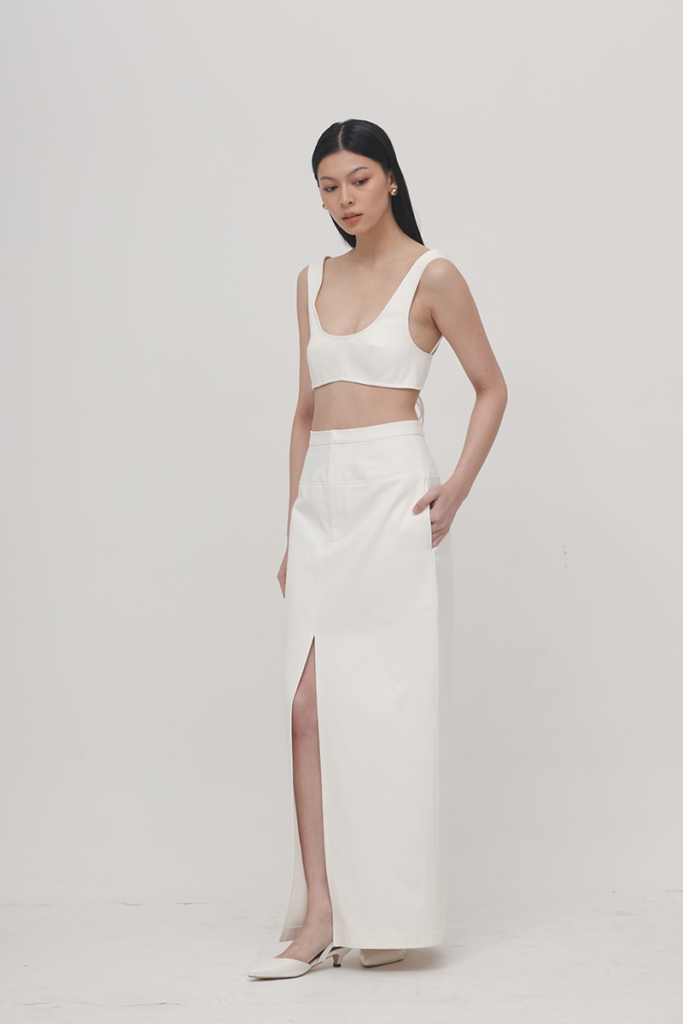 White Ichi Skirt - Day and Night